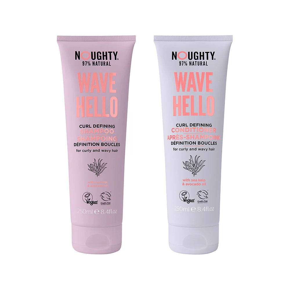 Noughty - Curly & Wavy Hair Wave Hello Shampoo & Conditioner Duo