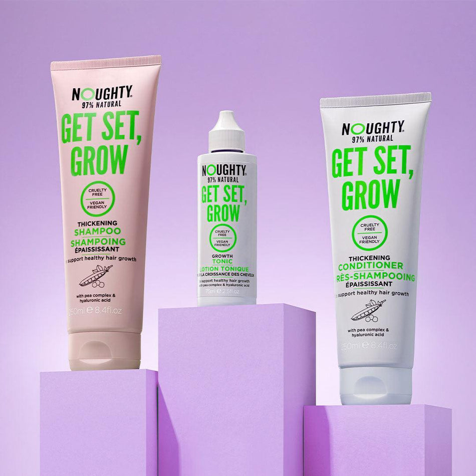Noughty Haircare | Boost Hair Growth with Get Set Grow Collection
